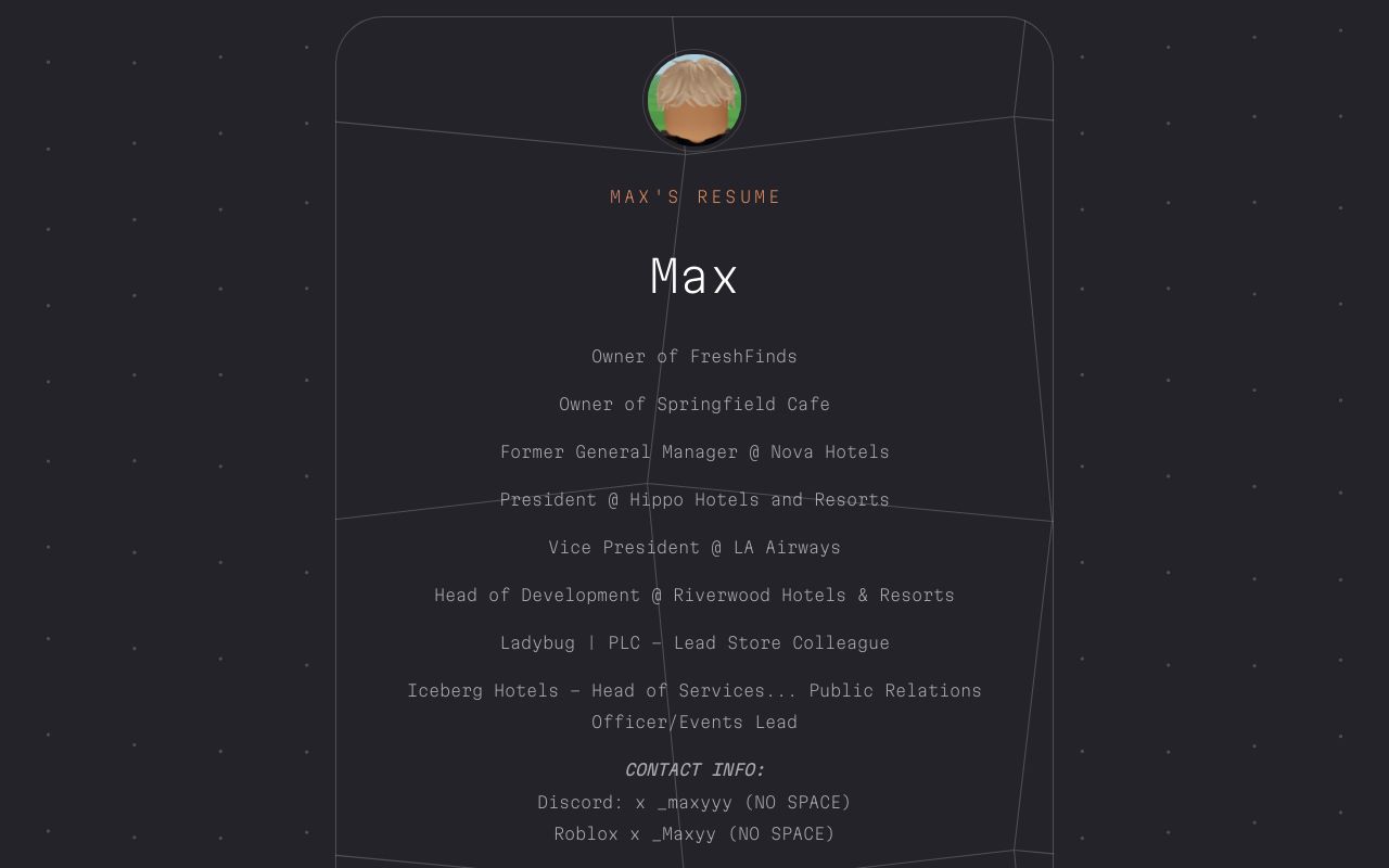 Max's Site